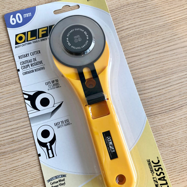 Olfa 60mm Rotary Cutter - country clothesline