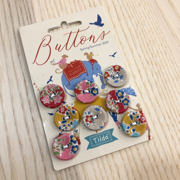 Tilda Jubilee Buttons 18mm - country clothesline