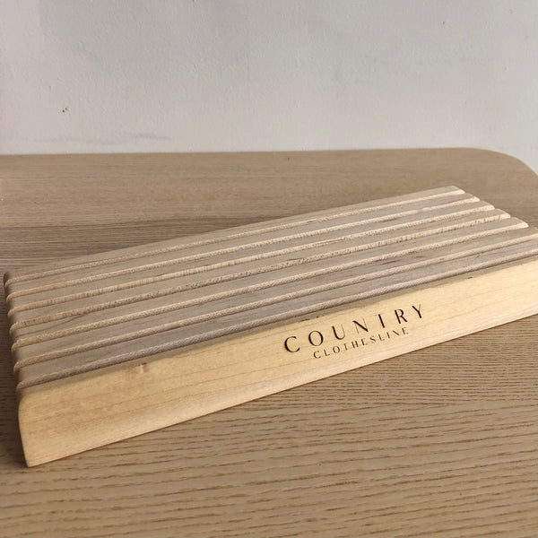Solid Maple Ruler Stand - country clothesline