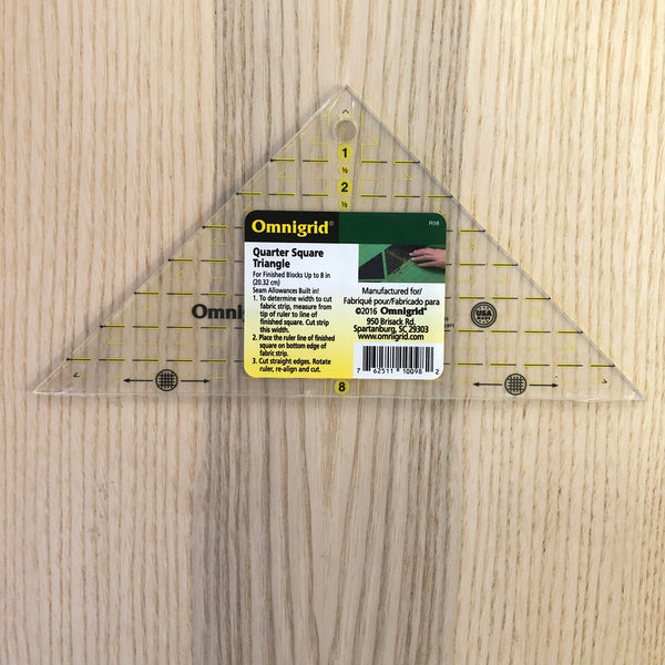 Quarter Square Triangle Omnigrid Ruler - country clothesline