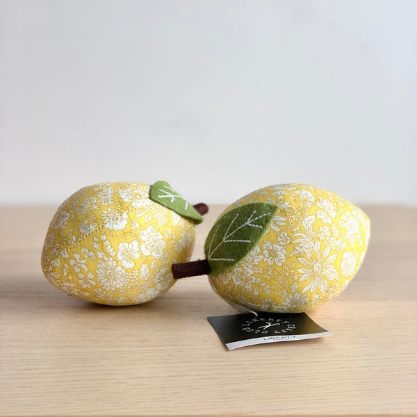 Liberty Pincushion Lemon Sunshine Yellow - country clothesline