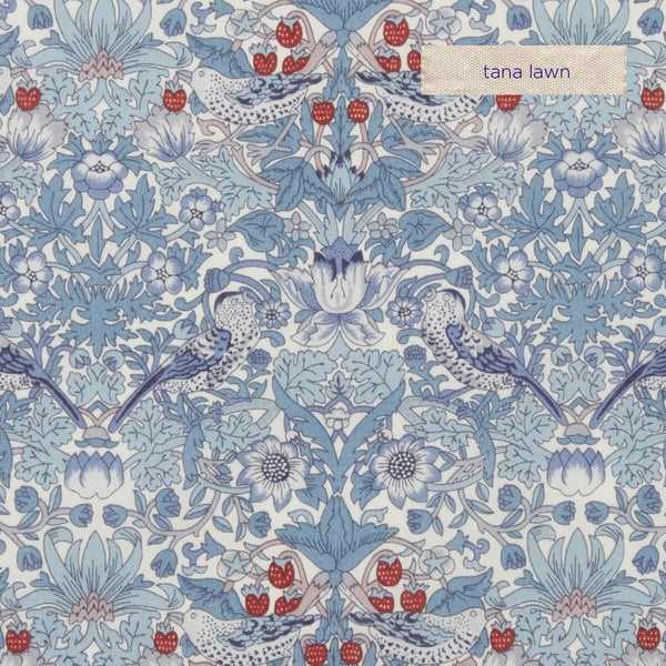 Liberty Tana Lawn Strawberry Thief Spring - country clothesline