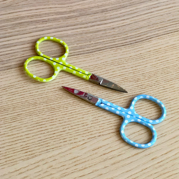 Polka Dot Embroidery Scissors - country clothesline